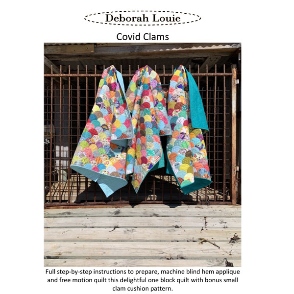 Covid Clams Pattern - Kimz Sewing & Patchwork Centre