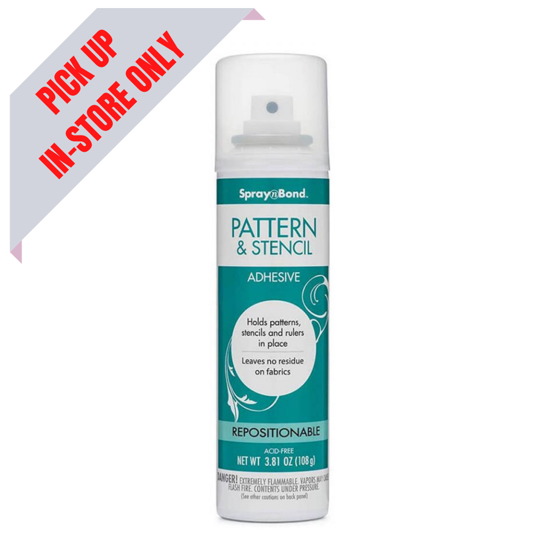 Spray N Bond Pattern & Stencil 108g - Kimz Sewing & Patchwork Centre