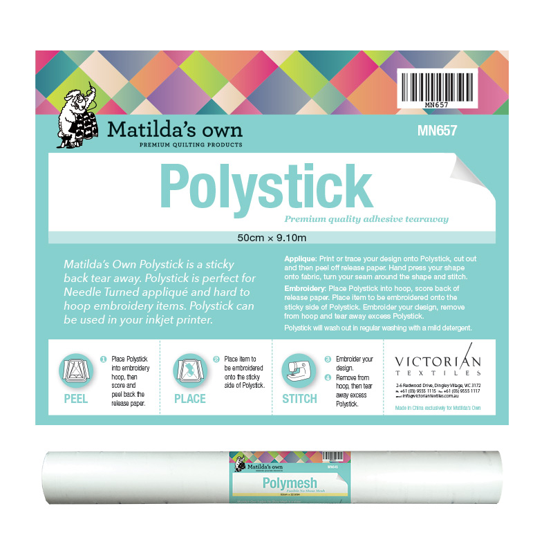 PolyStick - 50cm x 9.1m Roll - Kimz Sewing & Patchwork Centre