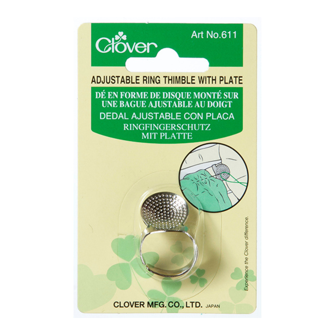 Adjustable Ring Thimble with Plate - Ekommart