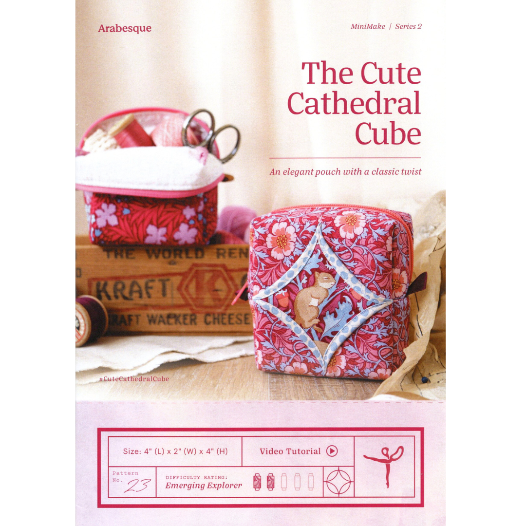 The Cute Cathedral Cube Pattern - Kimz Sewing & Patchwork Centre