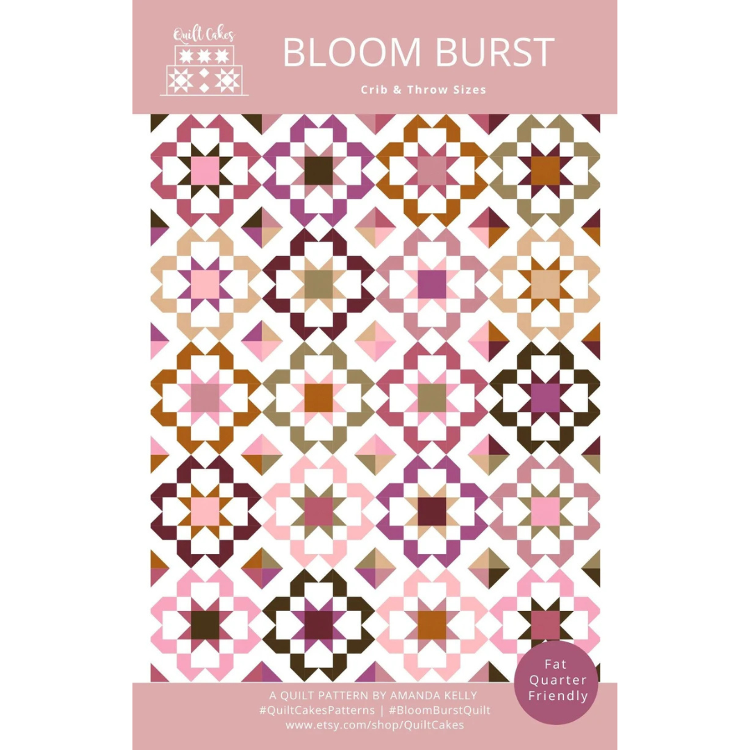 Bloom Burst Pattern - Kimz Sewing & Patchwork Centre