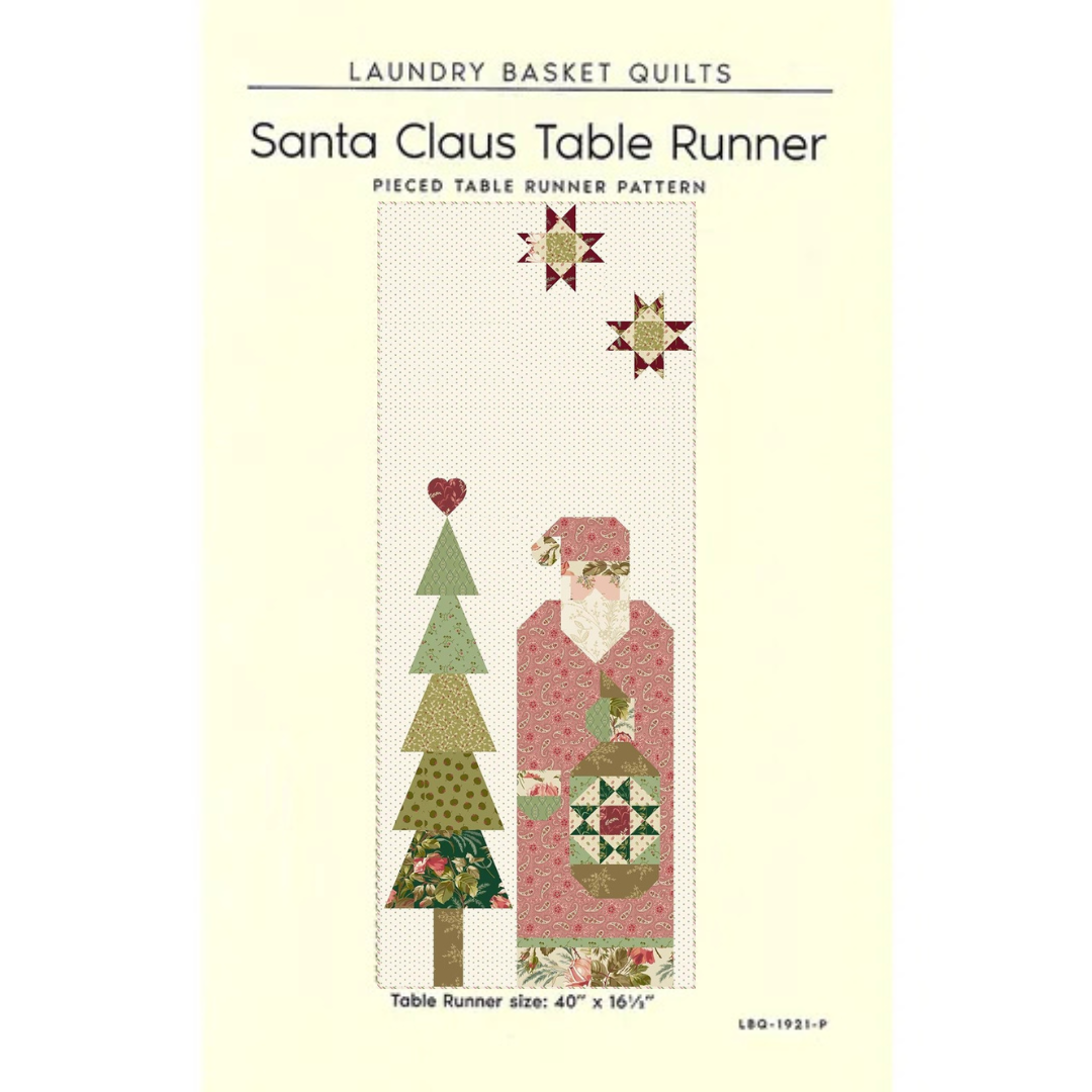 Santa Claus Table Runner Pattern - Kimz Sewing & Patchwork Centre