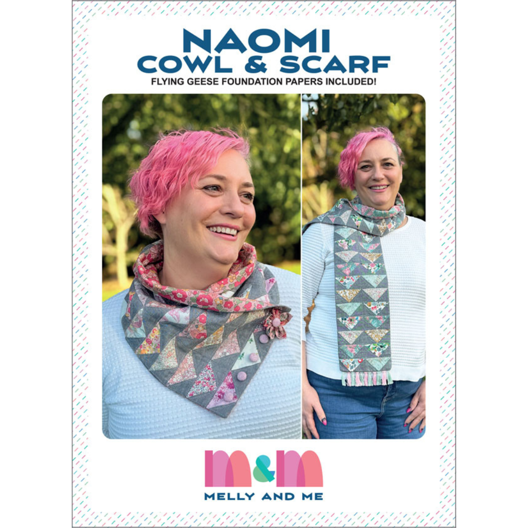 Naomi Cowl & Scarf Pattern - Kimz Sewing & Patchwork Centre