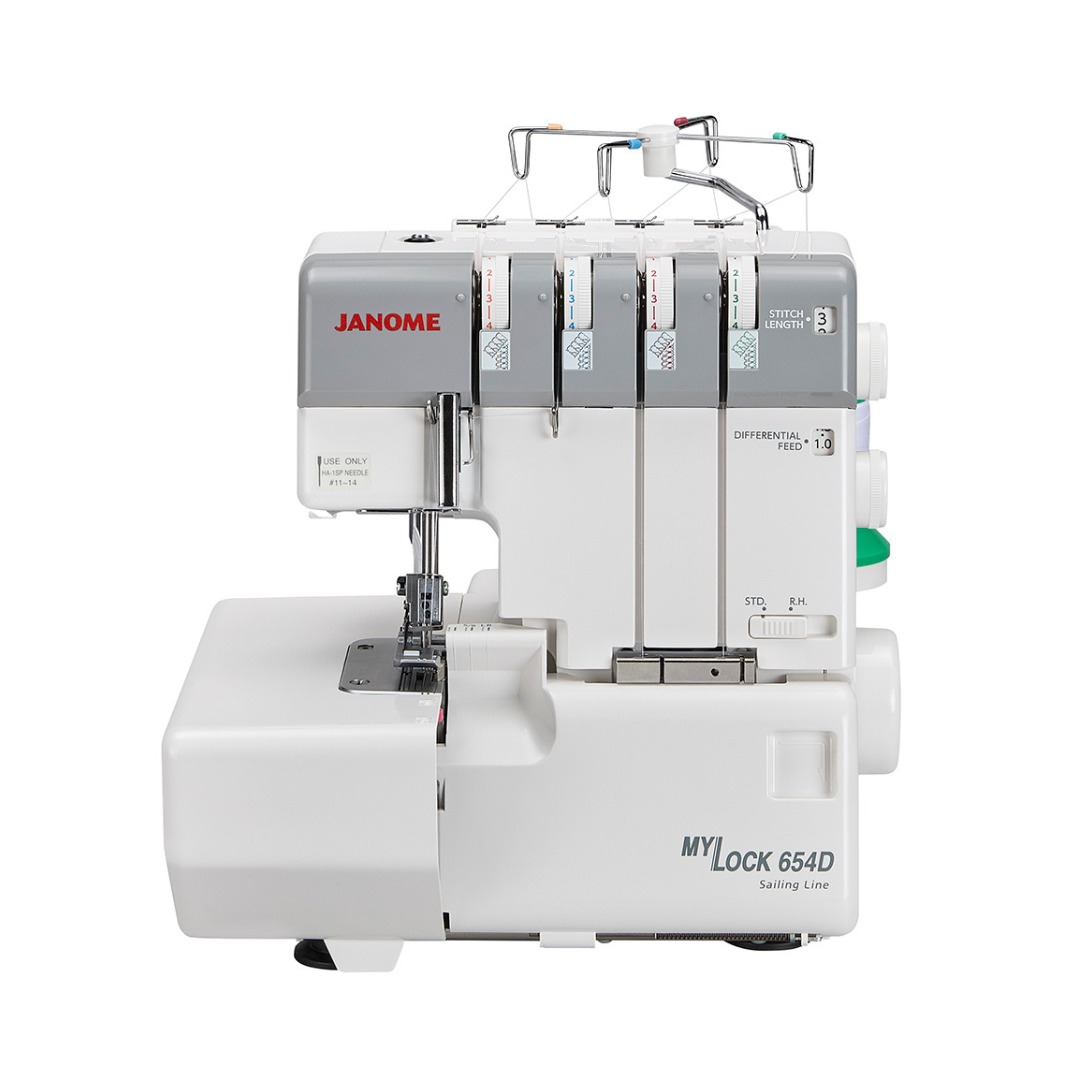 Janome MyLock 654D Overlocker + FREE BONUS - Kimz Sewing & Patchwork Centre