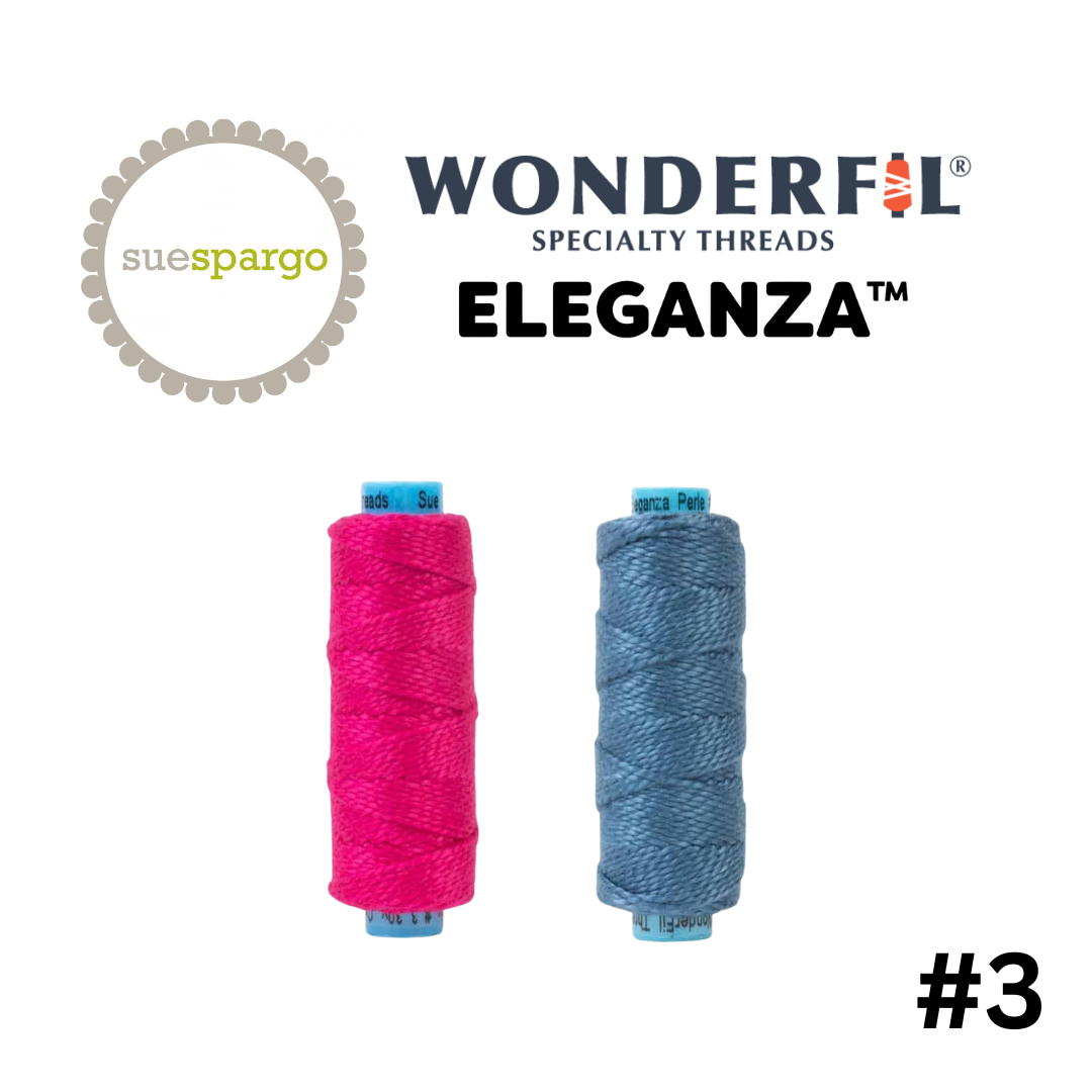 Sue Spargo Eleganza™ | Egyptian Cotton Thread | 3wt | 27m (30yds ...